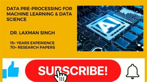 Dr Laxman Singh Auf Linkedin Lec 03 Data Preprocessing For Machine Learning And Data Analytics