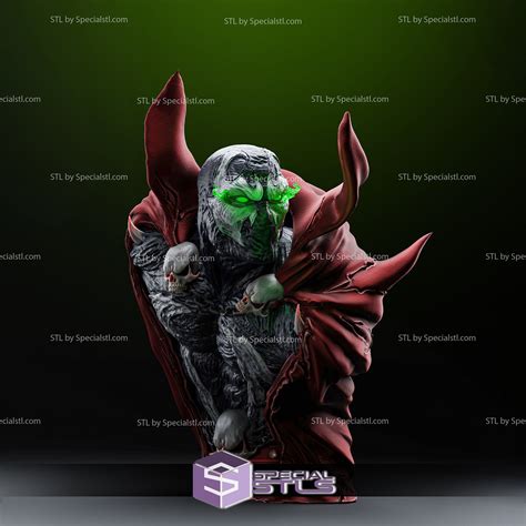 Spawn Bust Ready To 3d Print Specialstl