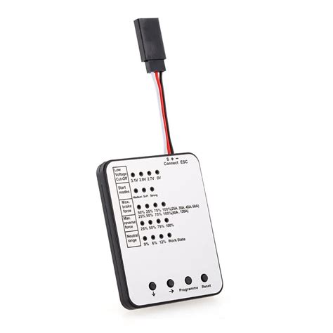 SURPASS HOBBY ESC Programming Card Low Voltadge Cu Grandado