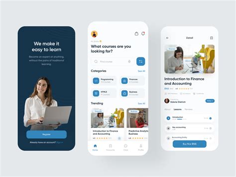 Online Course Mobile App By Adrian Gancarek On Dribbble