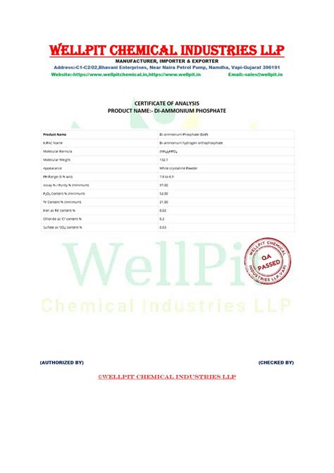 Diammonium Phosphate At ₹ 15 Kg Diammonium Phosphate In Vapi Id
