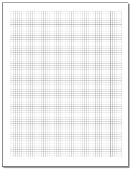 Printable Free Engineering Graph Paper Template PDF
