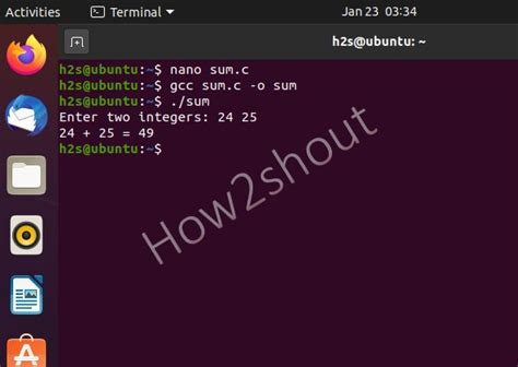 How To Create Compile And Run A C Program In Linux Terminal Linuxshout