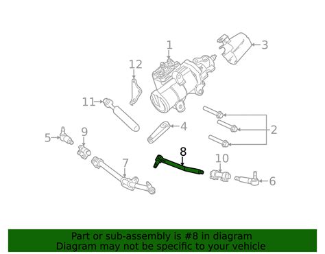 2011 2022 Ford Inner Tie Rod Su2z 3a131 A Walls Ford Parts
