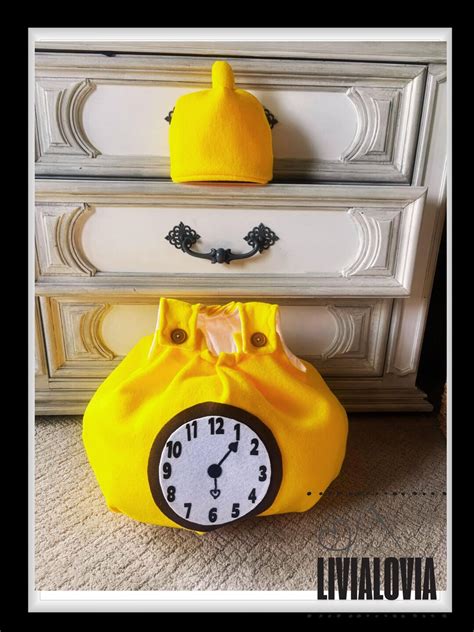 Clock Costume Etsy
