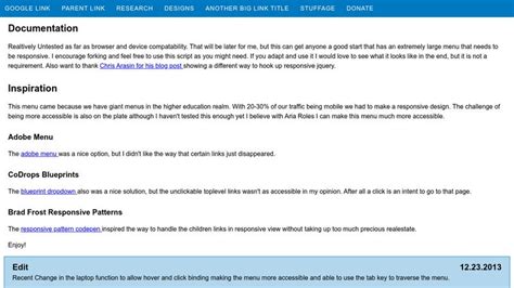Responsive Mega Menu Jquery And Sass