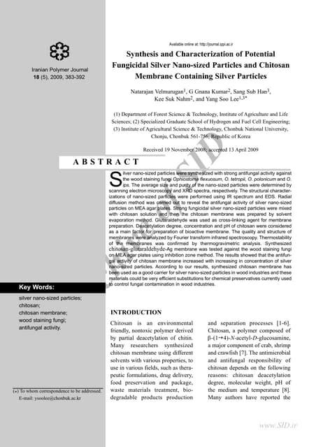 Anil Kumar Pptantifungal And Molecular Aspects Of Selenium Np Pptx