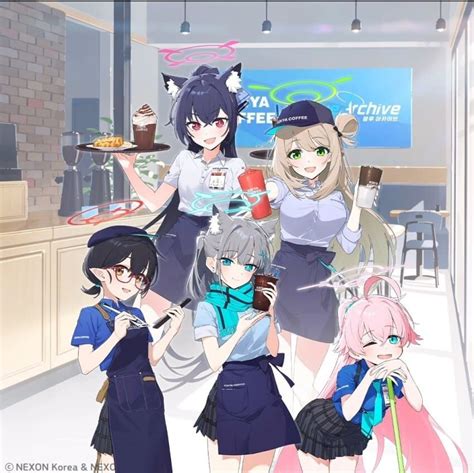 블루아카이브 이디야커피 콜라보 디지털 굿즈 고화질 다운로드 Exysoft