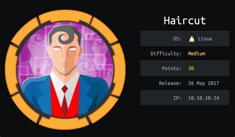 Hack The Box — Haircut Writeup Without Metasploit Oscp Roscp