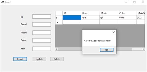 Crud Operations In C Windows Application