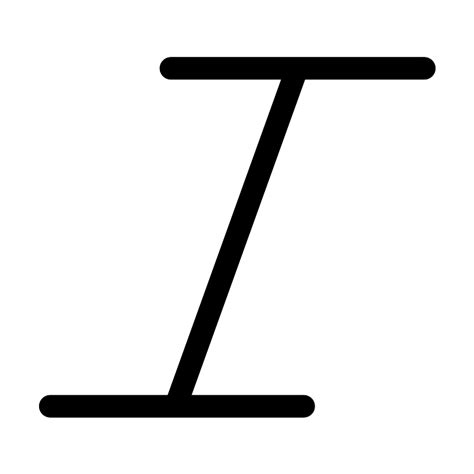 Italic Font Text Vector Svg Icon Svg Repo