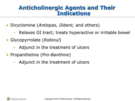 Ppt Anticholinergic Drugs Uses And Precautions Powerpoint