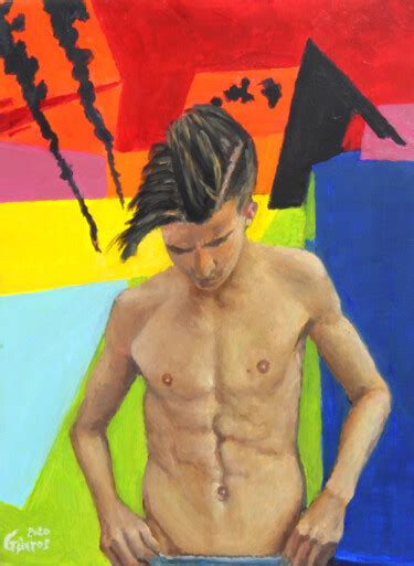 Naked Boy Original Paintings For Sale Artmajeur By Yourart