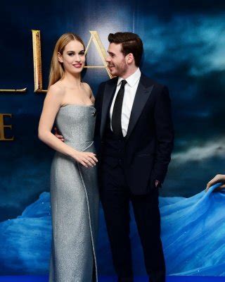 Lily James Busty Wearing A Strapless Dress At Disneys Cinderella Premiere In Lon Porn Pictures