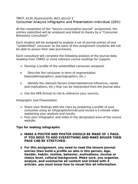 Or107994 Infographic Assignment Instructions Pdf