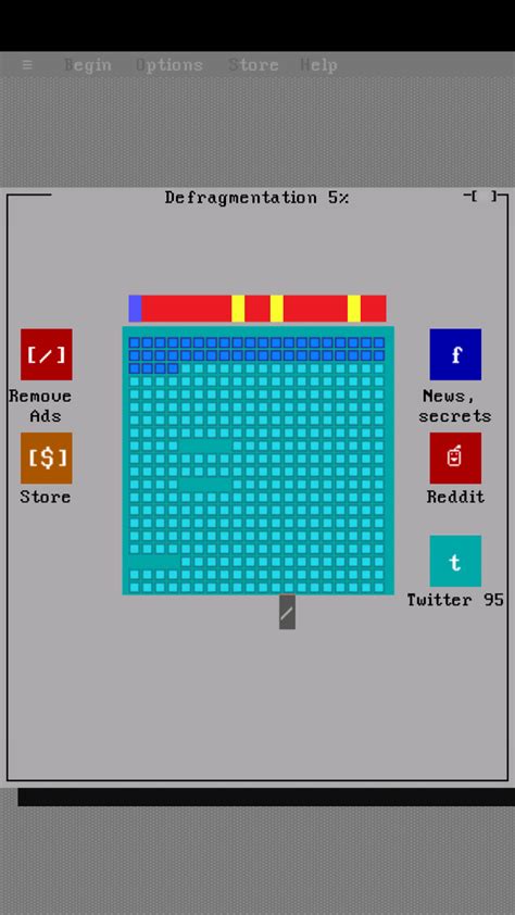 [bug Report] Defragmentation In Pb Dos Shell R Progressbar95
