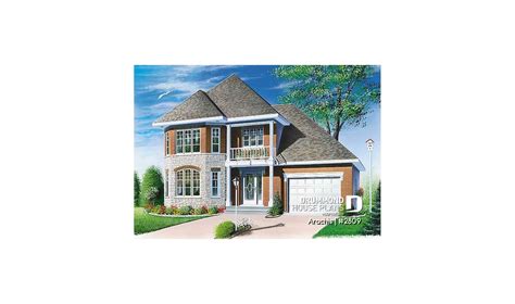House Plan 3 Bedrooms 1 5 Bathrooms Garage 2809 Drummond House Plans