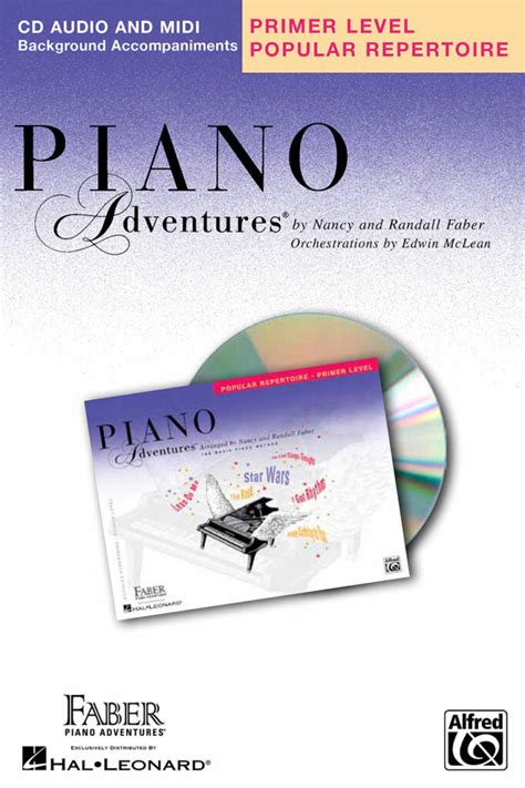 Piano Adventures® Primer Level Popular Repertoire Cd Faber Piano