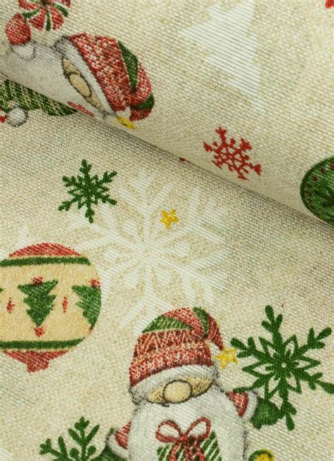 Коледни платове джуджета снежинки и коледна украса на сив фон