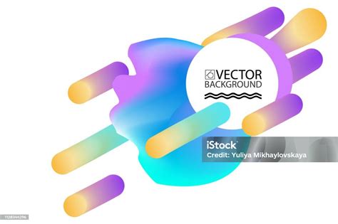 대리석 클라우드 홀로그램 그림 배경 추상적인 액체 거품과 플 래 카드 모양 80 년대 레트로 스타일의 기하학적 평면 및 3d