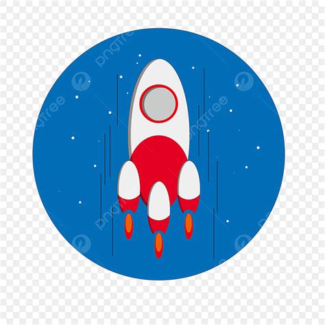 Cute Rocket Vector Png Images Aerospace Cute Rocket Icon Element Cute