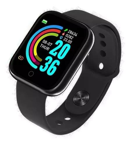 Reloj Inteligente Smartwatch D Bluetooth Color Negro Mercadolibre