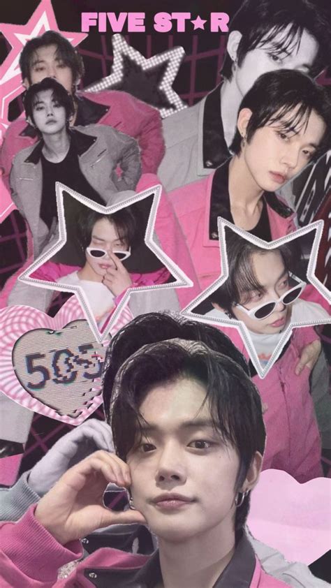 Pink Vibesss🩷🩷 Yeonjun Yeonjuntxt Txt Txtyeonjun Txtwallpaper Pink Black Barbie Kpop