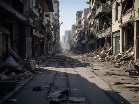 Premium Ai Image A City After An Earthquake Photography Moment