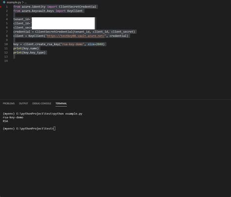 python python3 azure key vault keys creating ras key typeerror