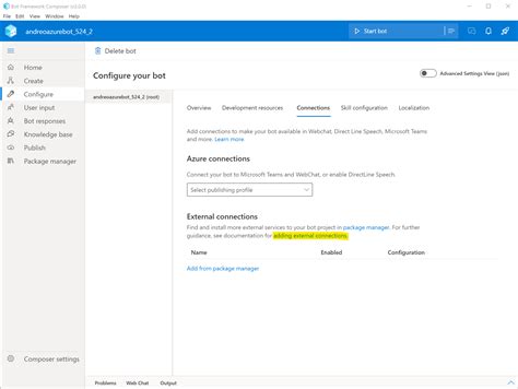 broken documentation link in connection page · issue 8036 · microsoft botframework composer