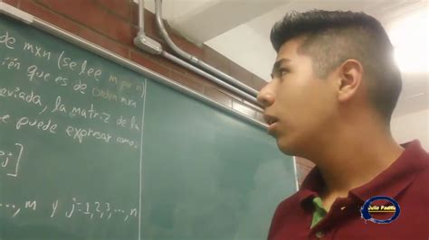 Conceptos De Matriz Youtube