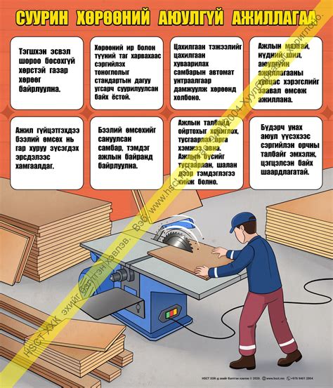 Суурин хөрөө Хөрөө Аюулгүй байдал Аюулгүй ажиллагаа Хөдөлмөр хамгаалал Эйч Эс Си Ти ХХК