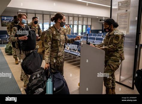 Us Air Force Airmen With The 62d Airlift Wing Prepare For A
