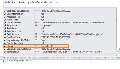 Aspnet Mvc 5 Docusign Sign On A Document And Track Envelopes