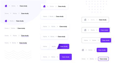 Ui Breadcrumbs Design Set On Behance