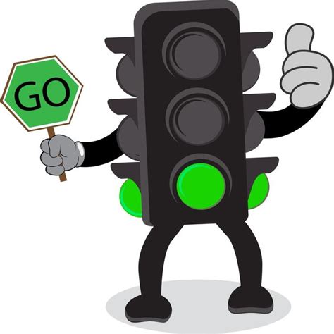 Green Traffic Light Clipart