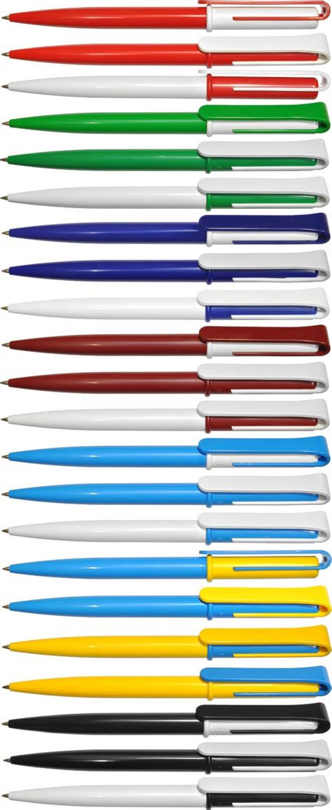 Ручка 02 1u пластикова Сувенірна продукція з логотипом купити оптом у Києві та Україні