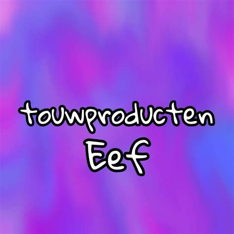 Touwproducten Eef