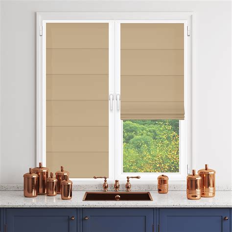 Римська штора з мотузковим карнизом Класік Джусі Велюр оріховий 70 170см низькі ціни