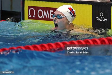 Tess Howley Reacts After The Womens 200m Backstroke Consolation