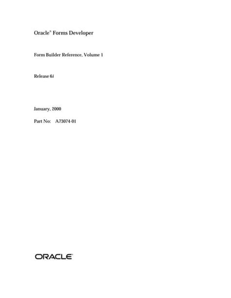 Oracle Forms 6i Pdf