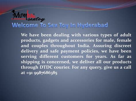 Welcome To Sex Toy In Hyderabad Ppt