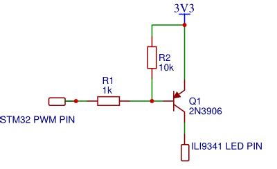 PWM ILI9341 Backlight Control Spark Logic