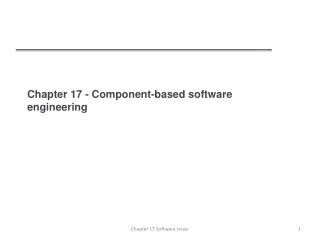 PPT Chapter 17 Component Based Software Engineering PowerPoint