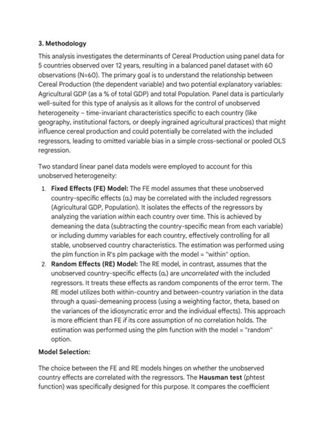 Detailed Econometrics Assignment Analysis Pdf Coefficient Of