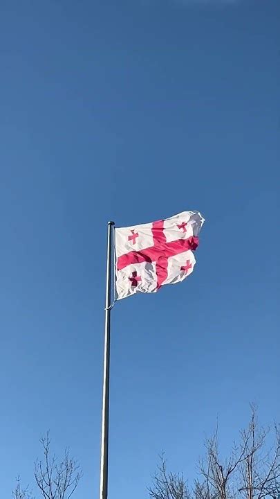 საქართველო დროშა 🇬🇪 Waving Flag Georgia 🇬🇪 შქმერსკი⛰️🐴 Youtube