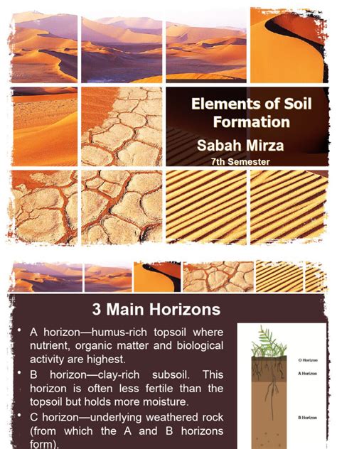 Elements Of Soil Formation Pdf Soil Weathering