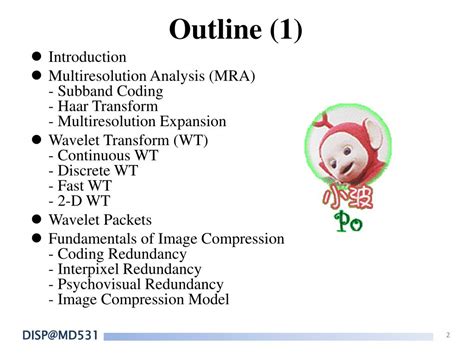Ppt Introduction To Wavelet Transform And Image Compression Powerpoint Presentation Id332389