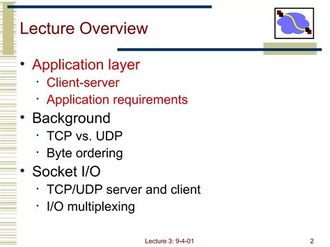 Application Layer And Socket Programming PPT