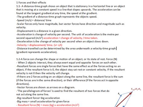 Physics Aqa Igcse Revision Notes Teaching Resources